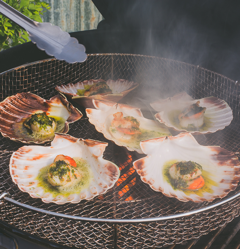 HOT SMOKED SCALLOPS | Hot Smoked